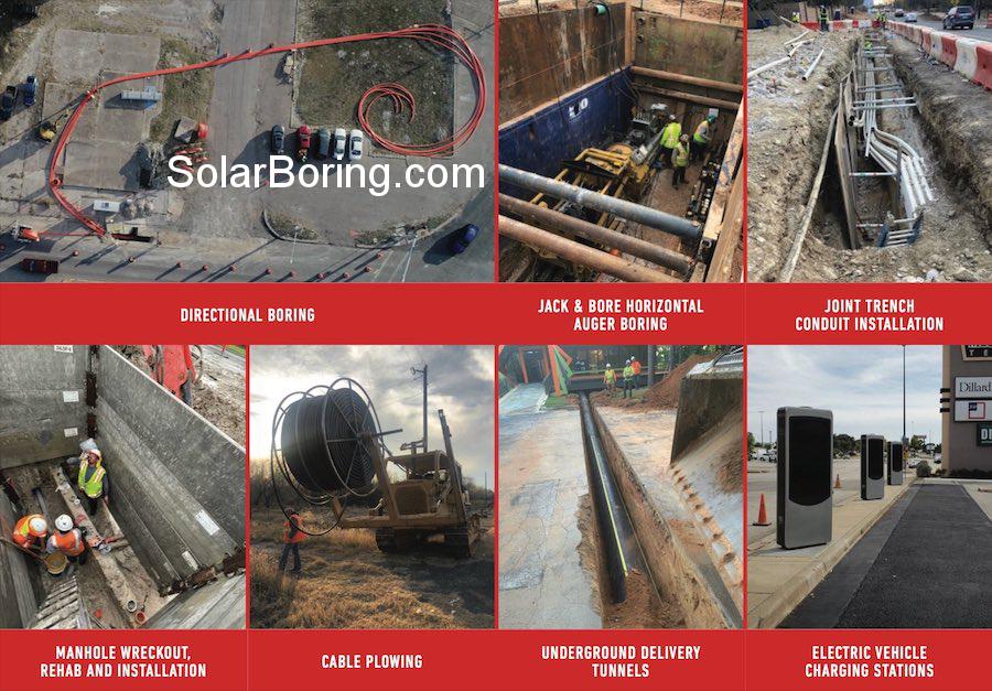 Rock Boring - Solar Boring